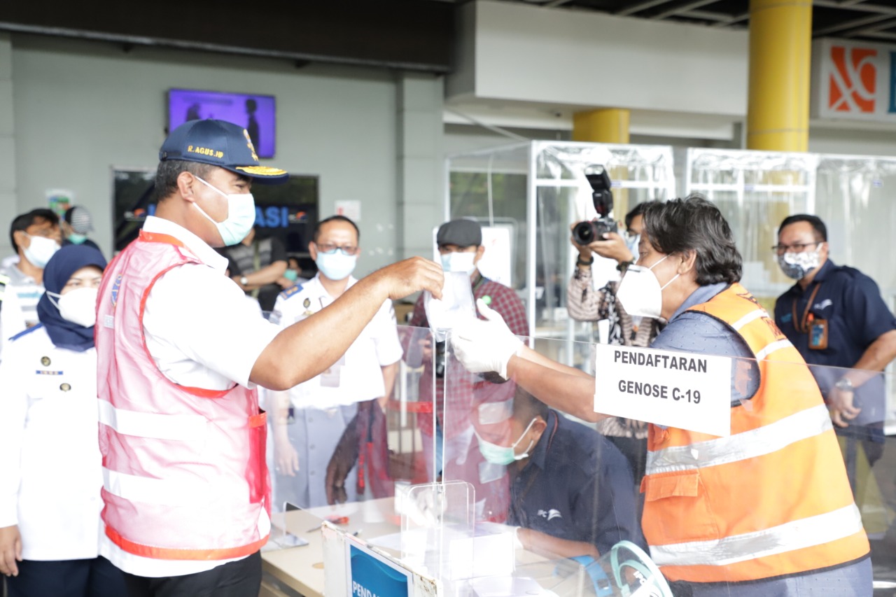 Dirjen Hubla Launching Penggunaan Alat Genose C -19 di Pelabuhan ...