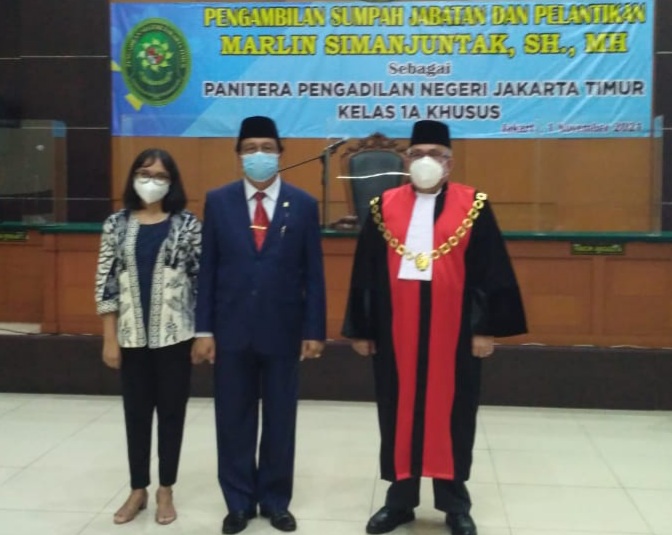 Marlin Simanjuntak, SH., MH., Resmi Disumpah dan Dilantik Sebagai ...